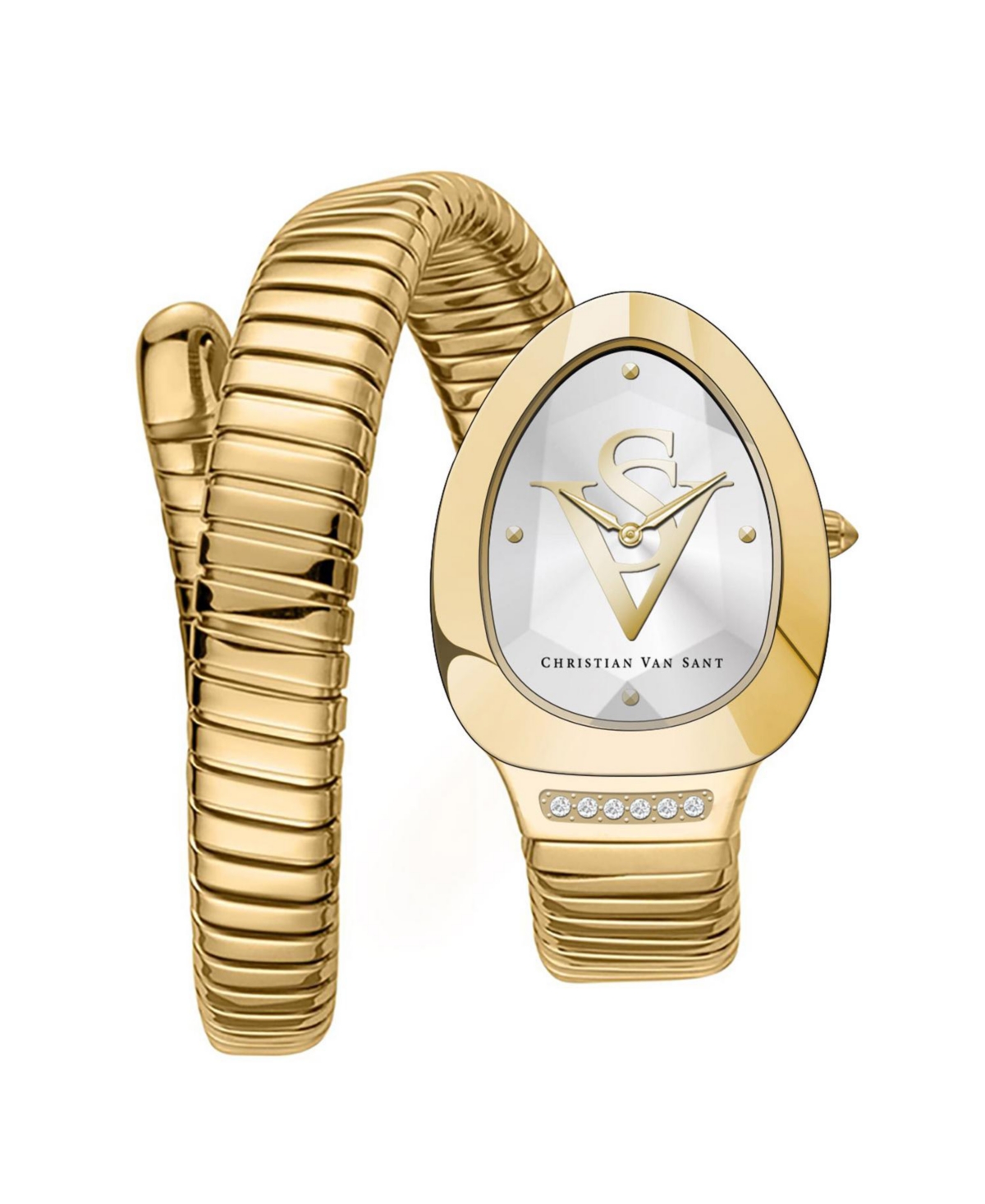 Click here for Christian Van Sant Womens Naga Silver Dial Watch -... prices