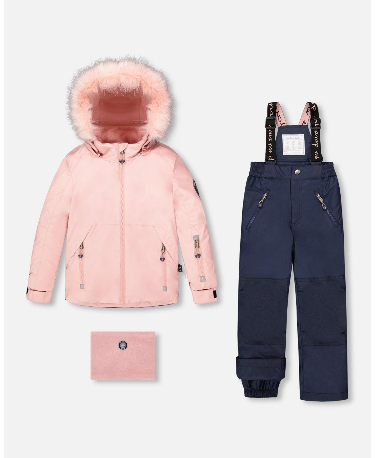 Click here for Deux par Deux Girls Two-Piece Play Snowsuit Navy B... prices
