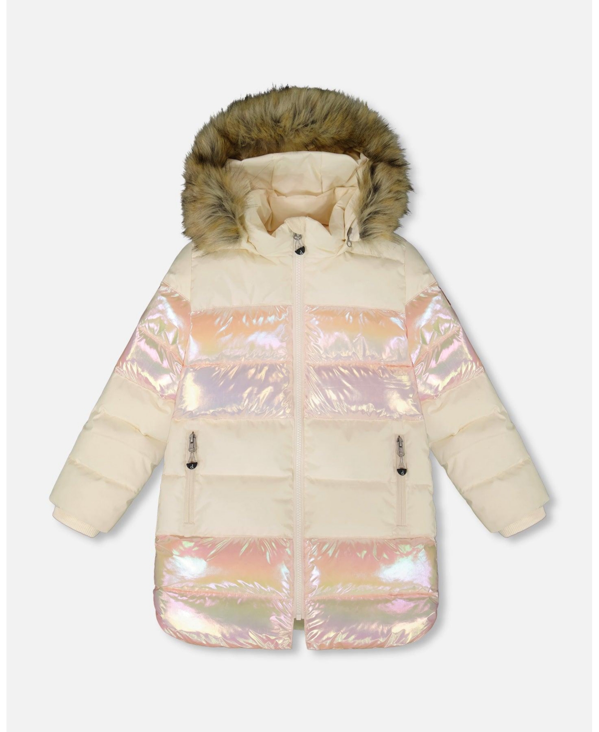 Click here for Deux par Deux Big Girls Long Metallic Puffy Winter... prices
