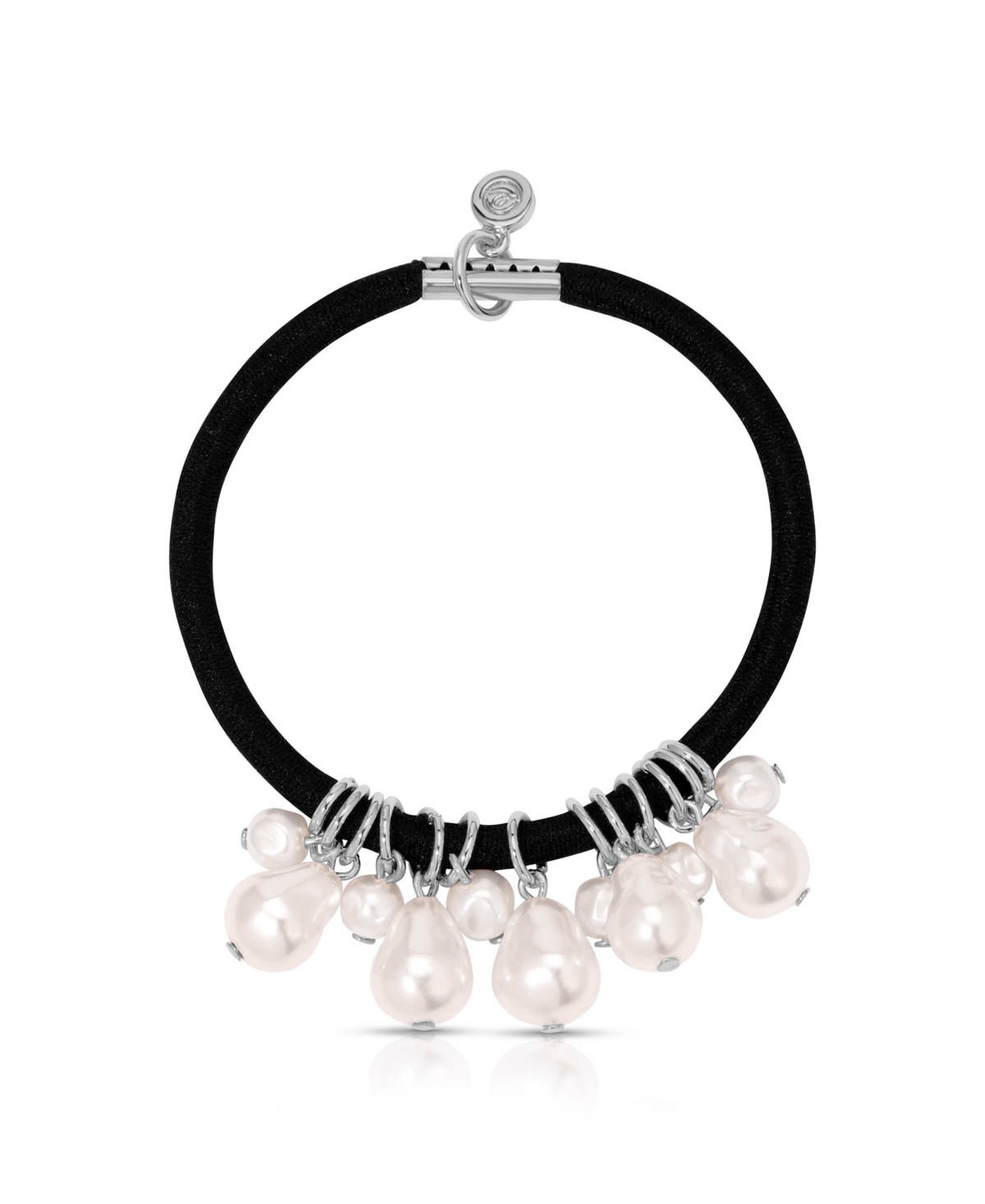 Click here for Ettika Mermaid Cultivated Pearl Hair Tie - Silver prices