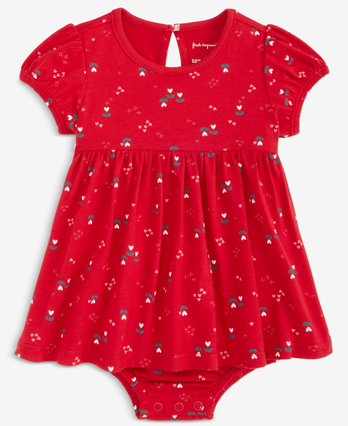 Click here for First Impressions Baby Girls Heart Tulip Printed S... prices