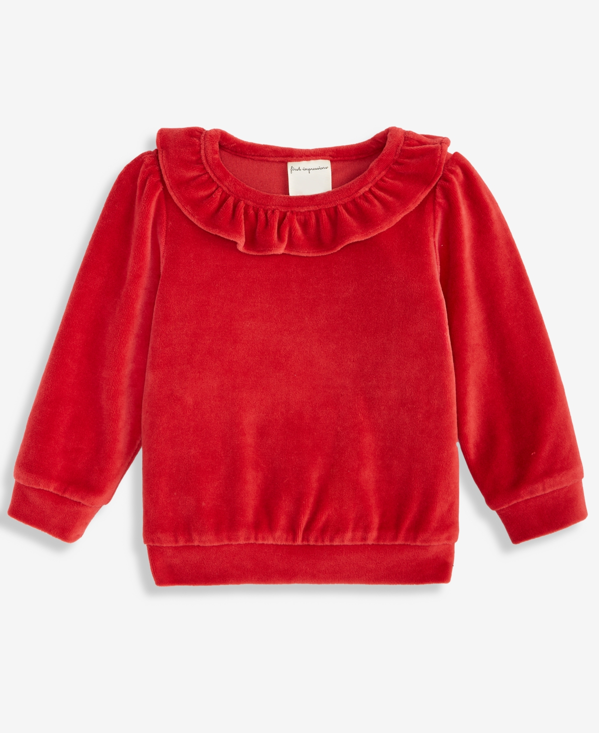 Click here for First Impressions Baby Girls Long-Sleeve Ruffle-Ne... prices