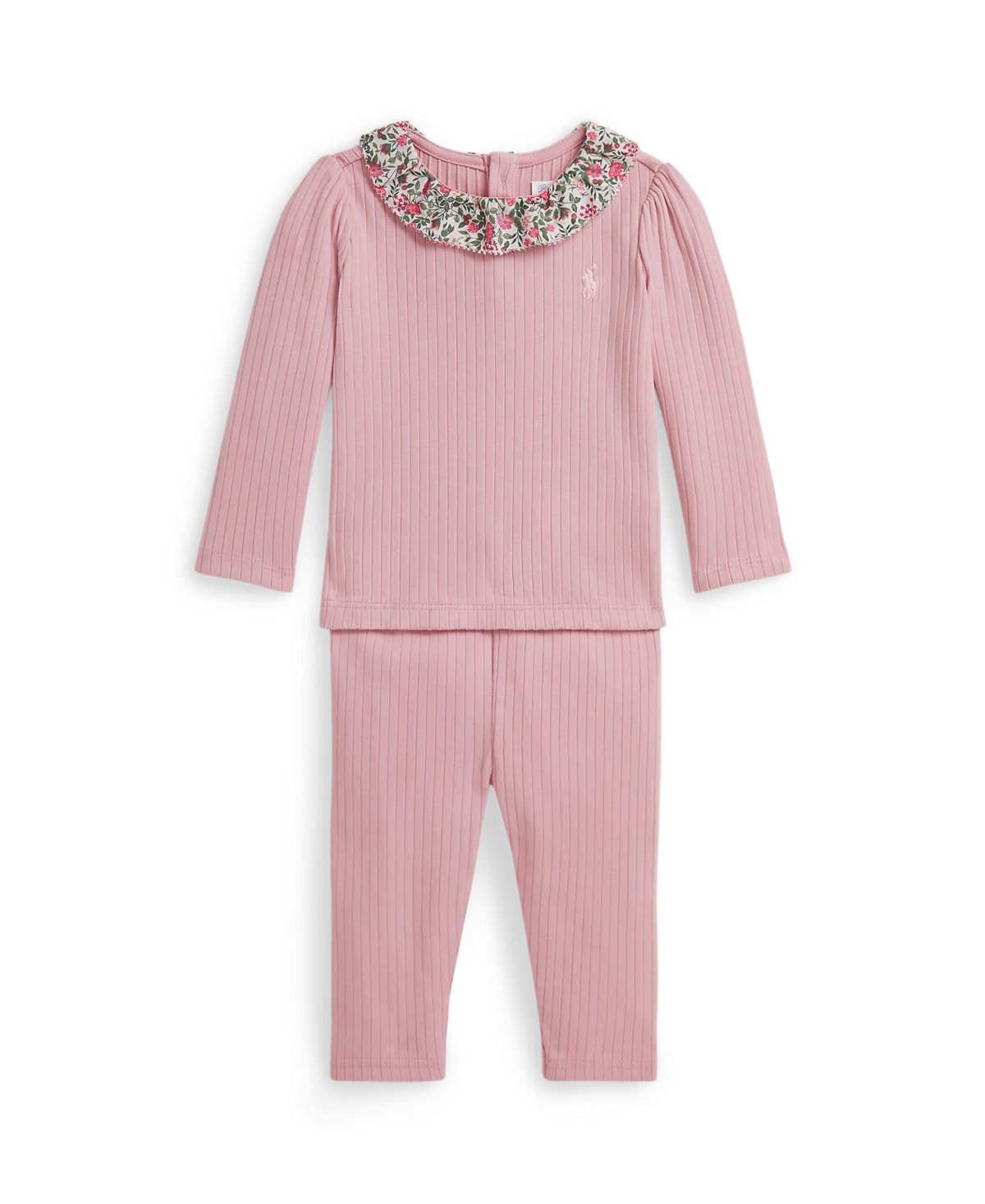 Click here for Polo Ralph Lauren Baby Girls 2-Piece Rib-Knit Long... prices