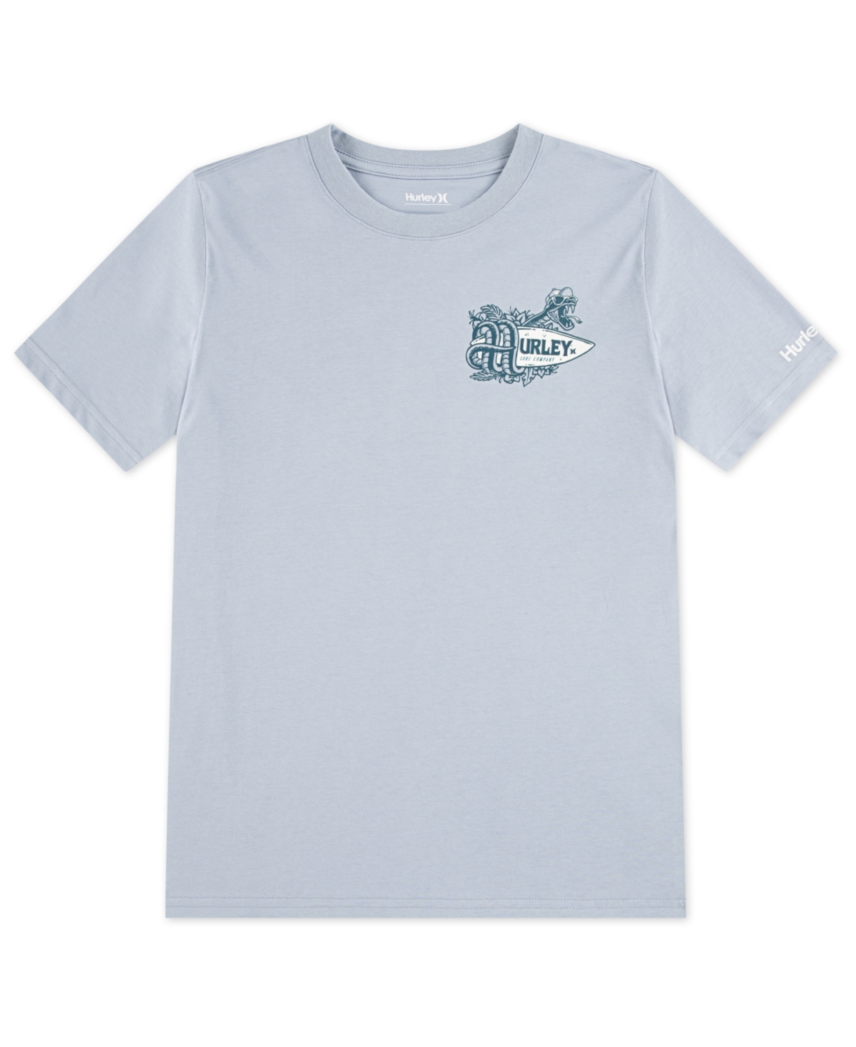 Click here for Hurley Big Boys Surf Snake T-Shirt - Montauk Blue prices