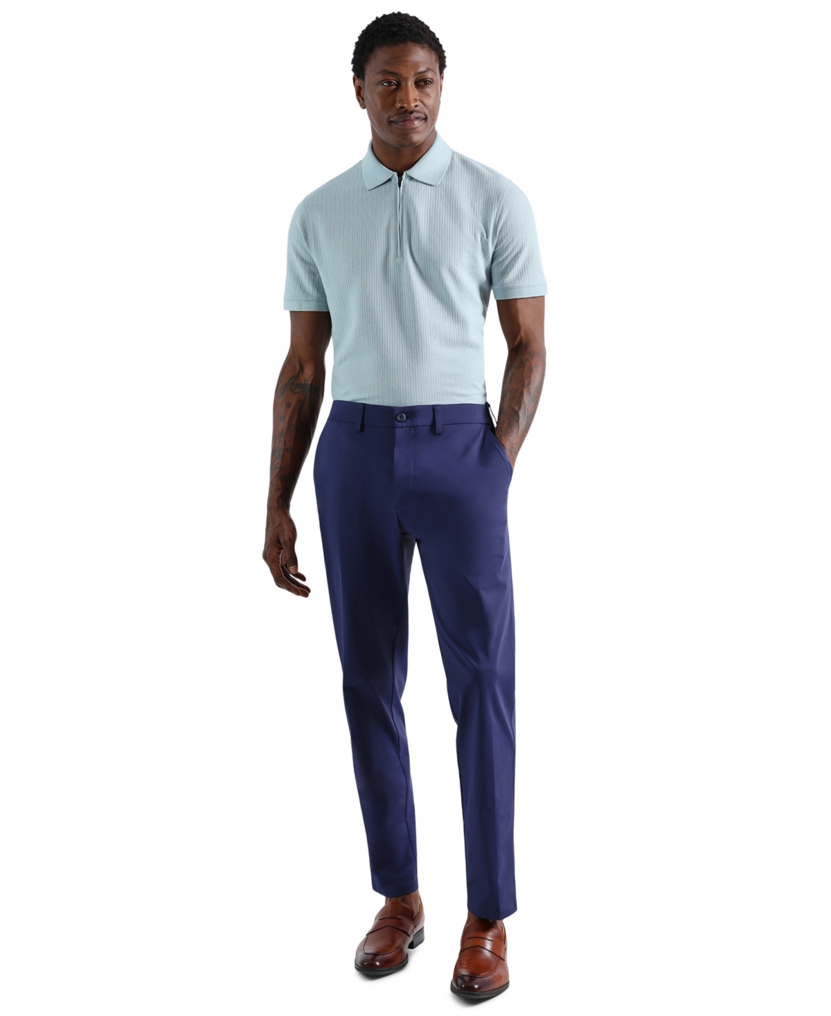 Click here for Haggar Mens Classic Fit Sport Travel Performance D... prices