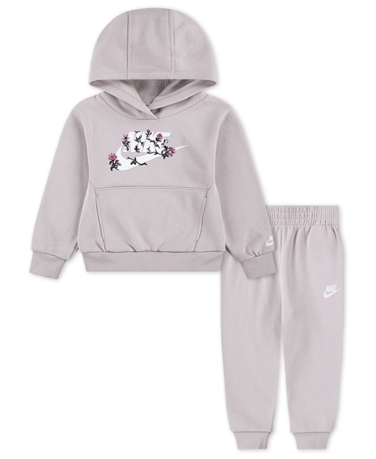 Click here for Nike Toddler Girls 2-Piece Floral Futura Hoodie an... prices