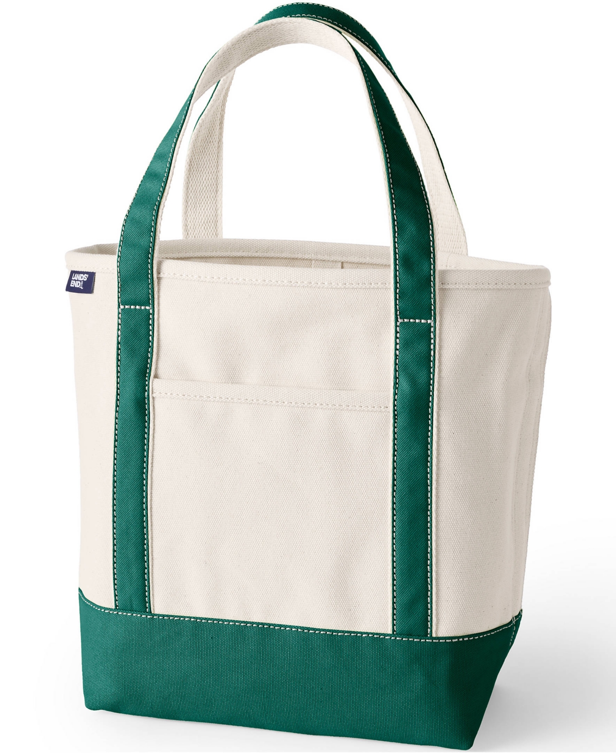 Click here for Lands End Medium 5 Pocket Open Top Canvas Tote Bag... prices
