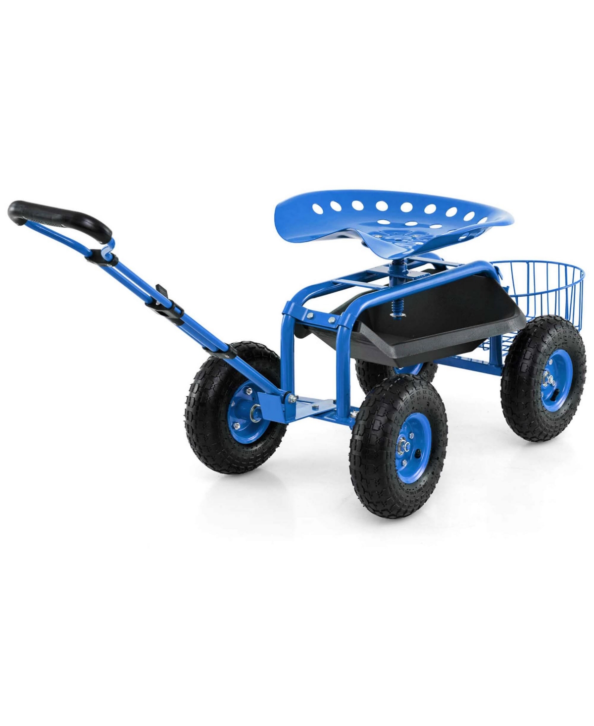 Click here for Garden Cart Rolling Work Seat - Blue prices