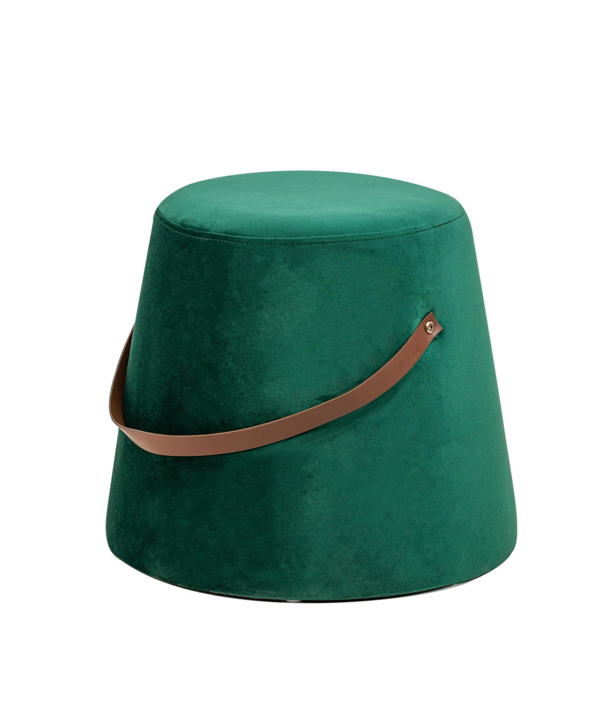 Click here for Nordlys - Green Velvet with Rope Pouf Vintage Styl... prices