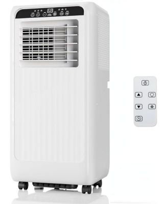 8,000 BTU Portable AC - ASHRAE Rated 3-in-1 Unit, Built-in Dehumidifier ...
