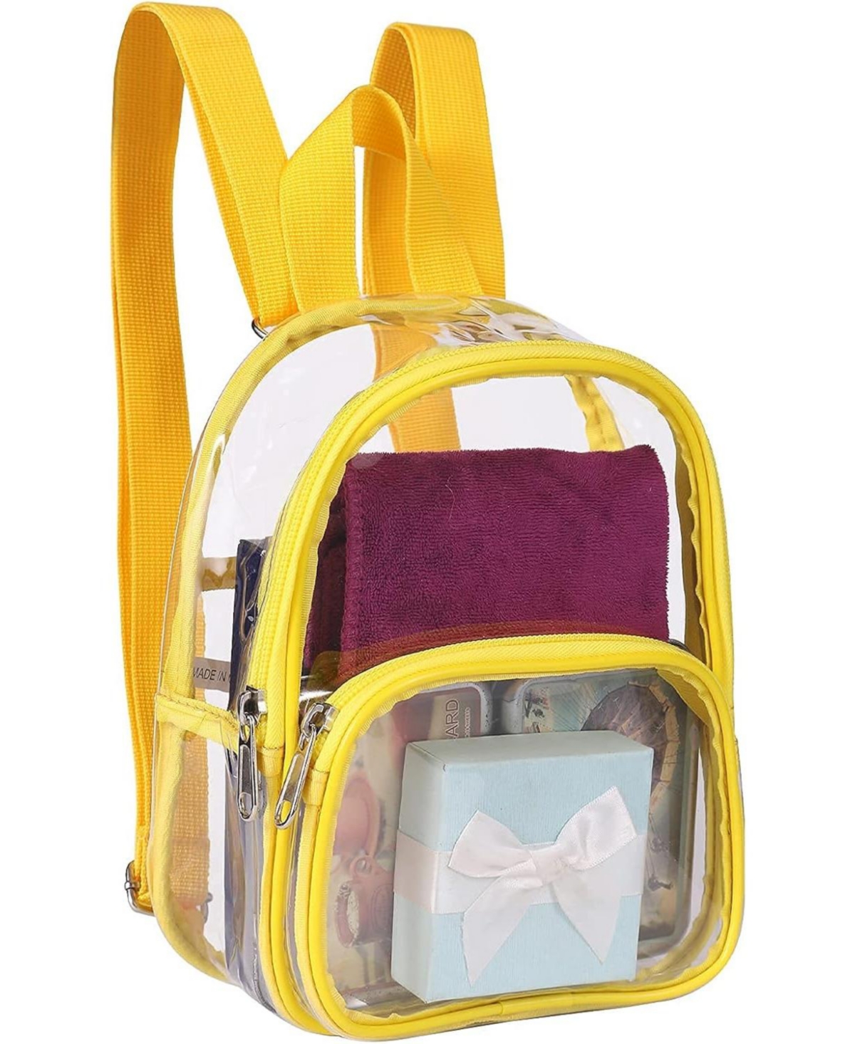 Click here for Clear Mini Backpack Stadium Approved for Little Bo... prices