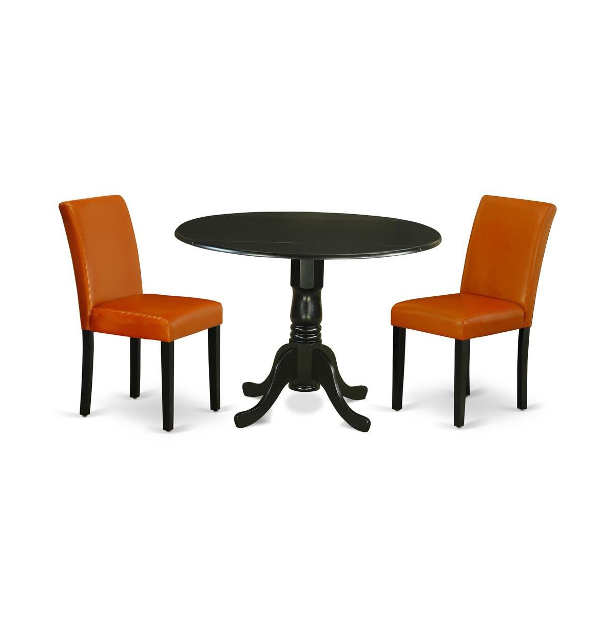 Click here for East West Furniture Dining Room Set Black - Black prices