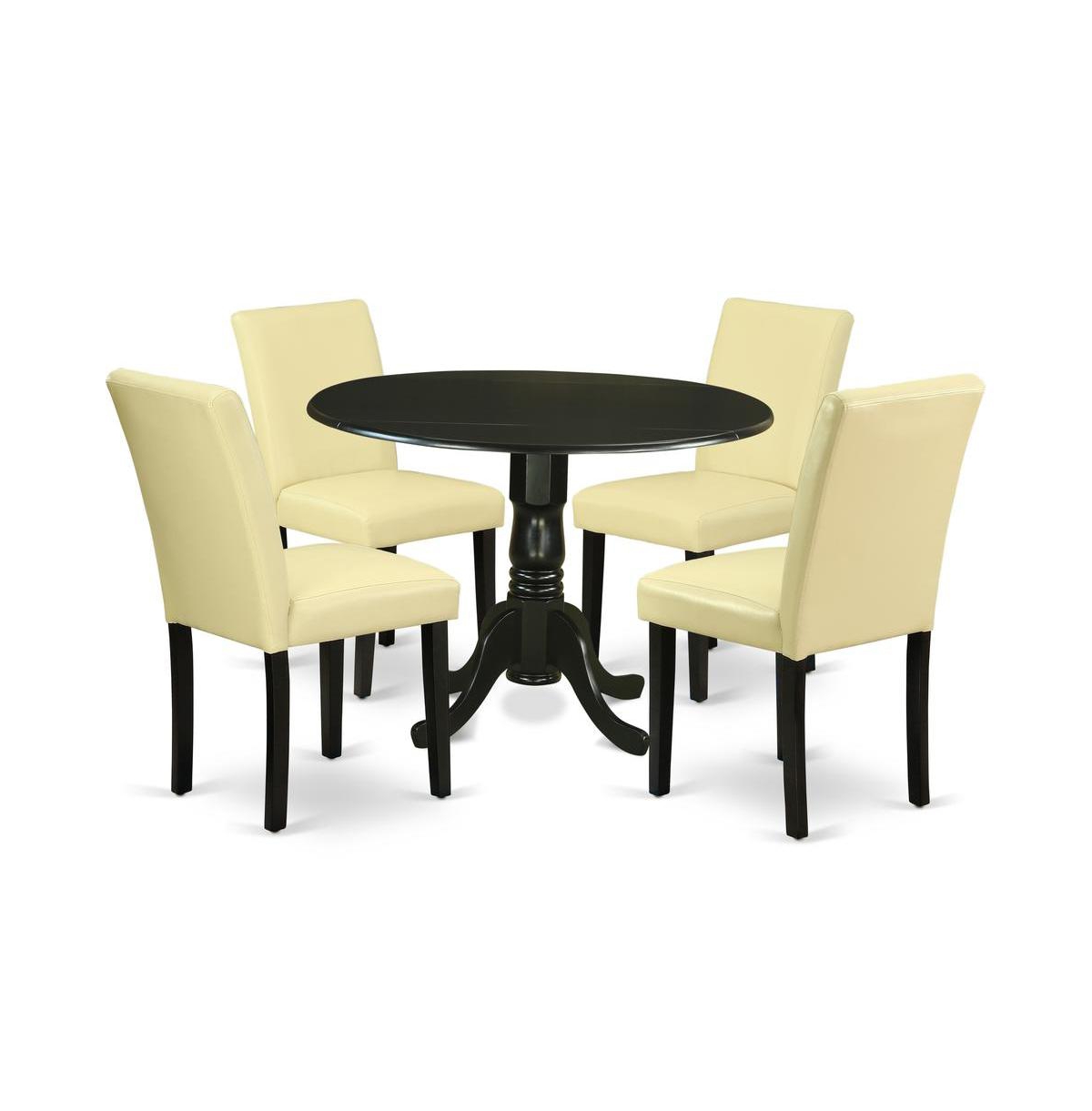 Click here for East West Furniture Dining Room Set Black - Black prices