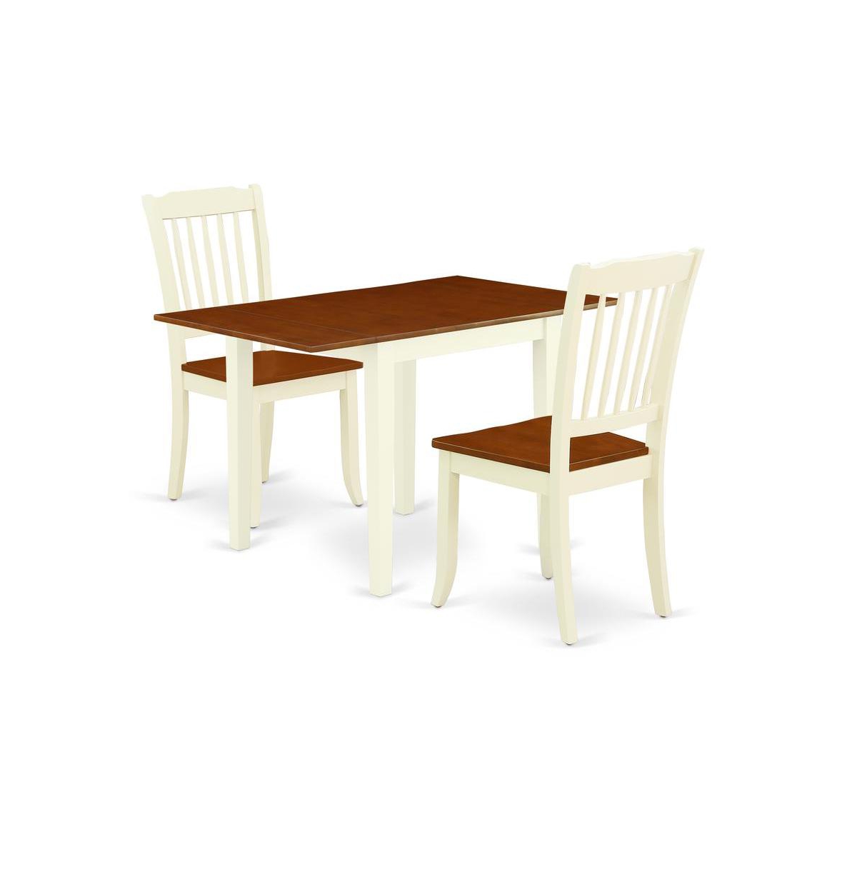 Click here for East West Furniture Dining Room Set Buttermilk & C... prices
