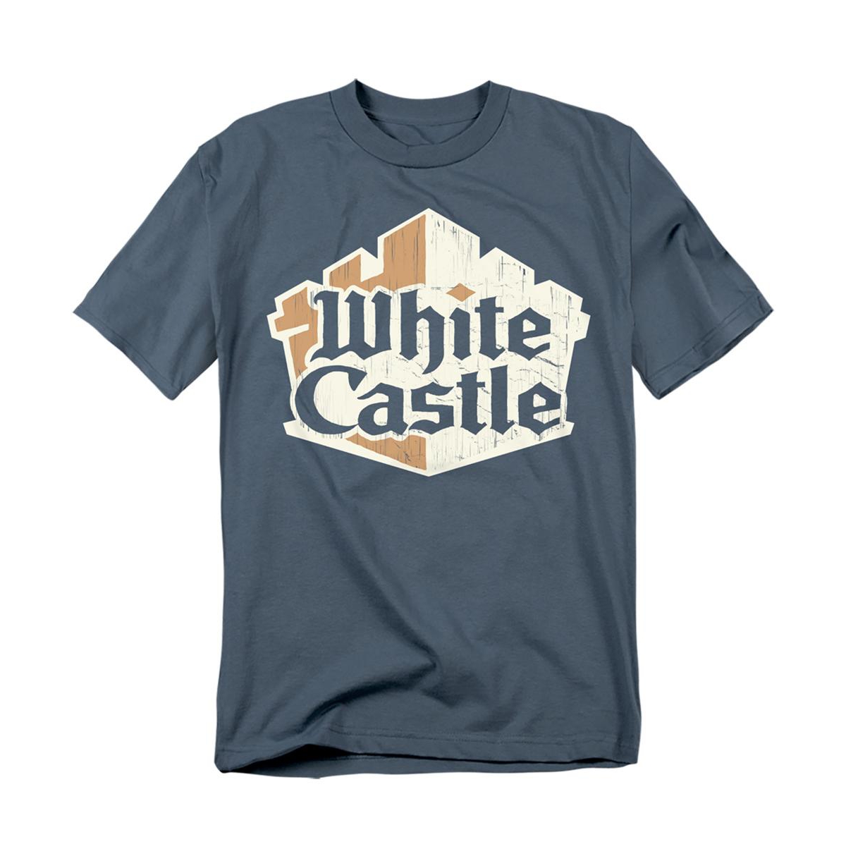 Click here for Logovision Mens White Castle Torn Logo T-Shirt - S... prices
