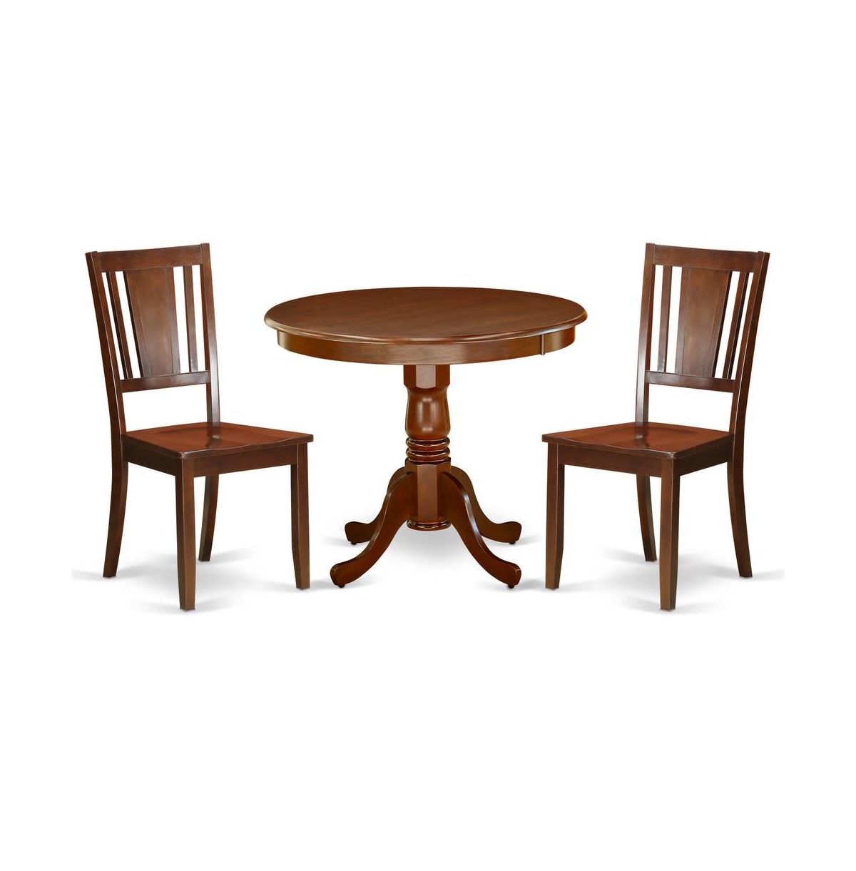 Click here for East West Furniture Dining Room Set Mahogany - Mah... prices