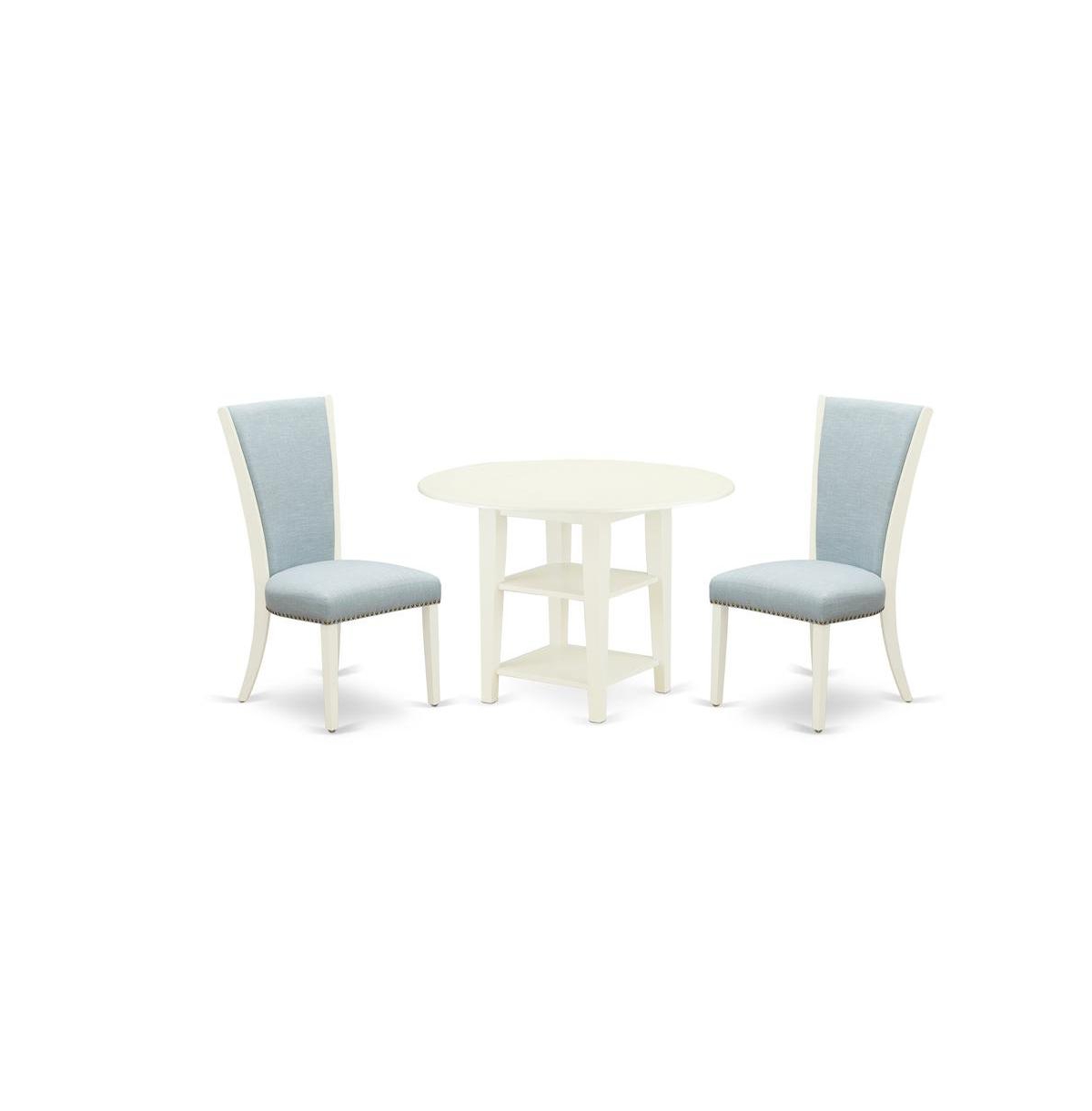 Click here for East West Furniture kitchen dining table set of 2... prices