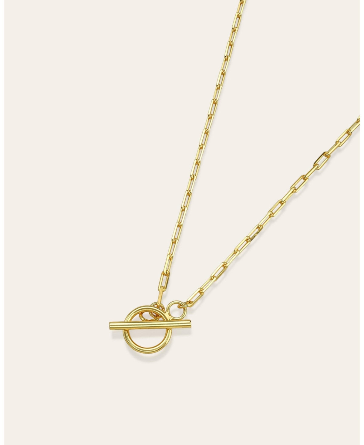 Click here for Zoe Lev Open Link Toggle Necklace - Yellow gold ve... prices