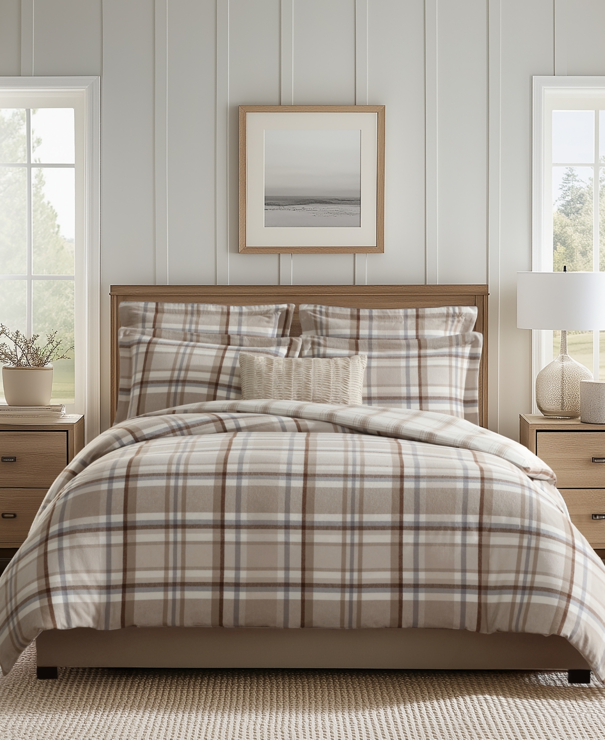 Click here for Levtex Spencer Plaid Flannel 3-Pc. Comforter Set... prices