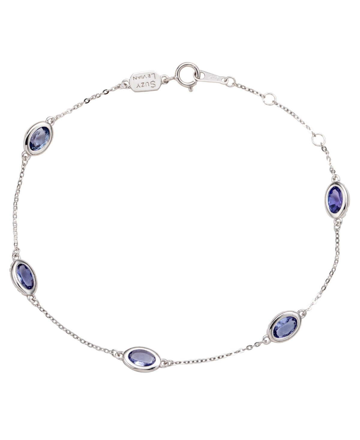 Click here for Suzy Levian 14K Gold 2.50 Cttw Oval Cut Tanzanite... prices