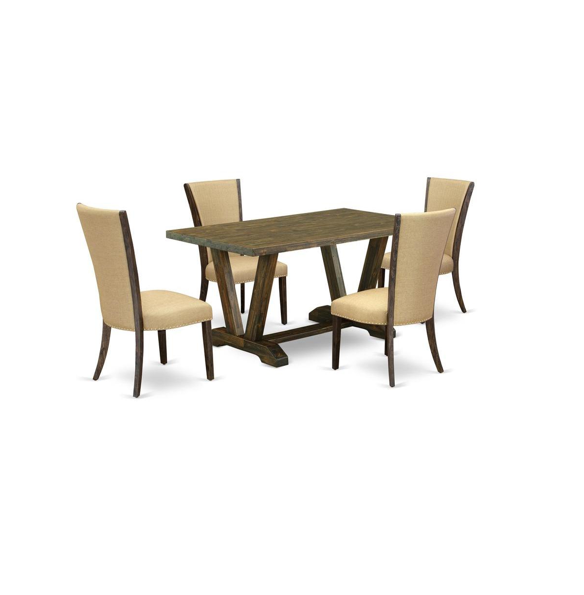 Click here for East West Furniture 5Pc Dining Table Set Contains... prices