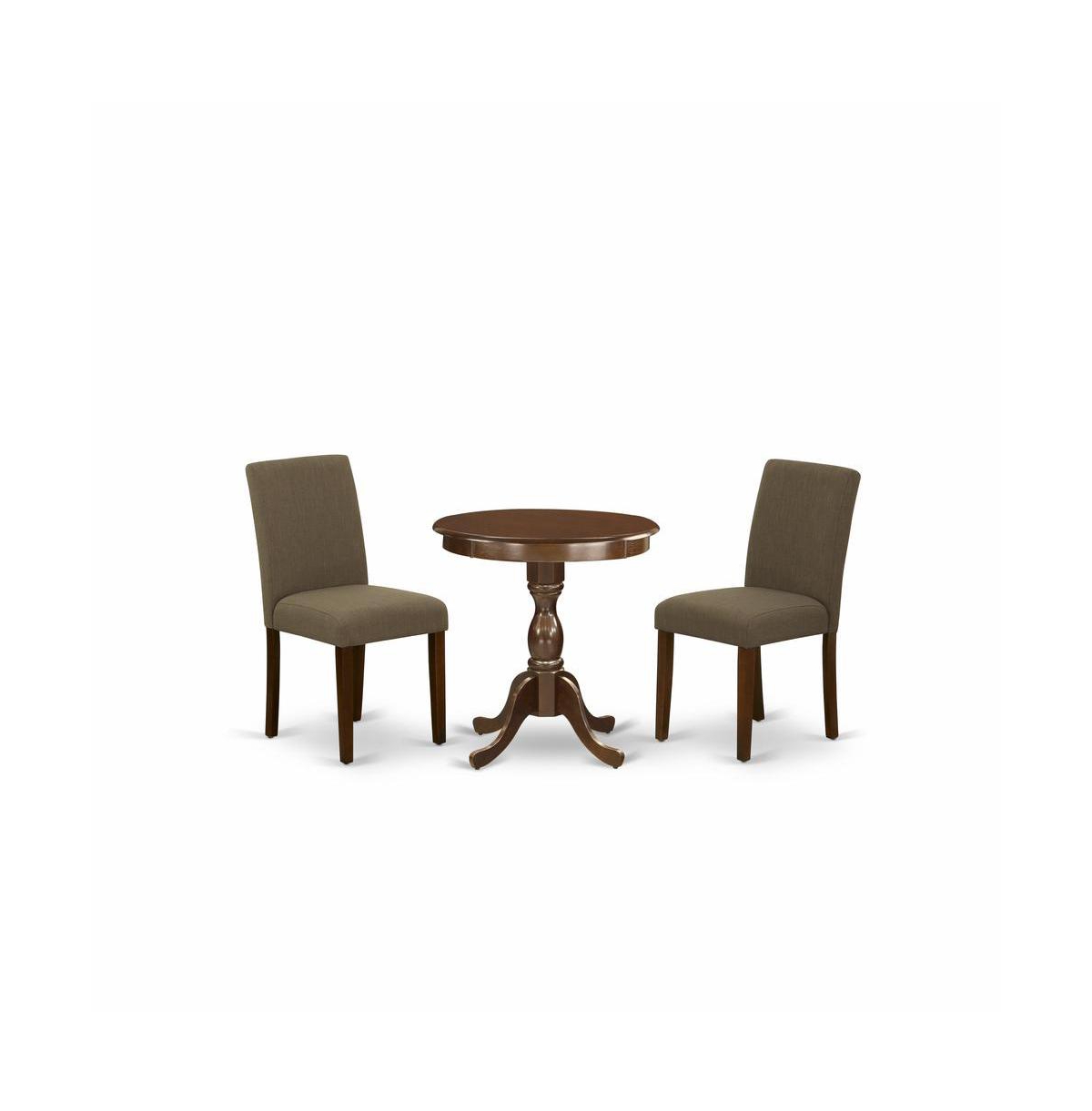 Click here for East West Furniture 3-Pc Dinette Set - 2 Upholster... prices