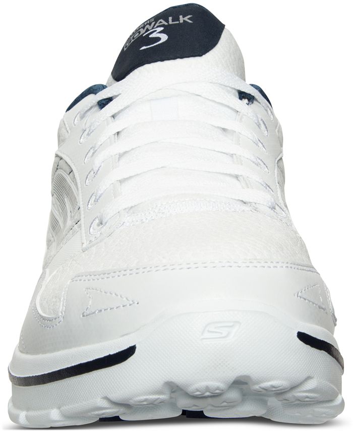 Skechers Men's GOwalk 3 LT Wide Width Walking Sneakers from Finish Line ...