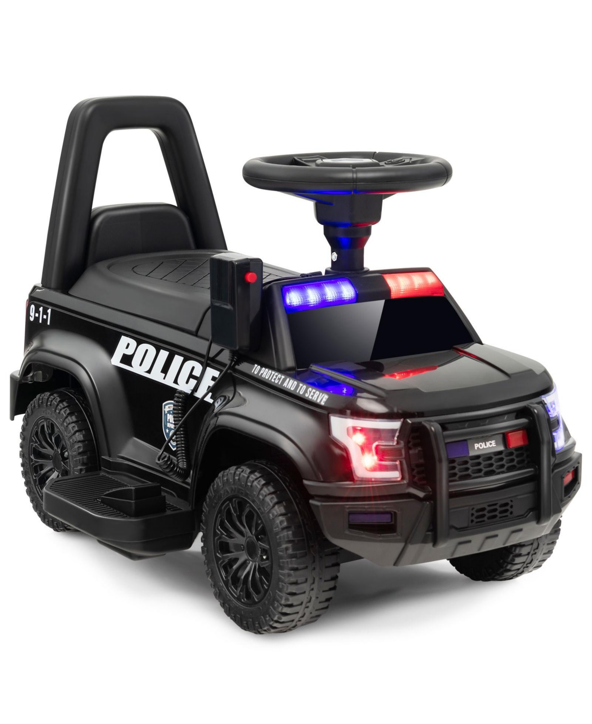 Click here for 6V Kids Ride-On Police Car with Real Megaphone and... prices