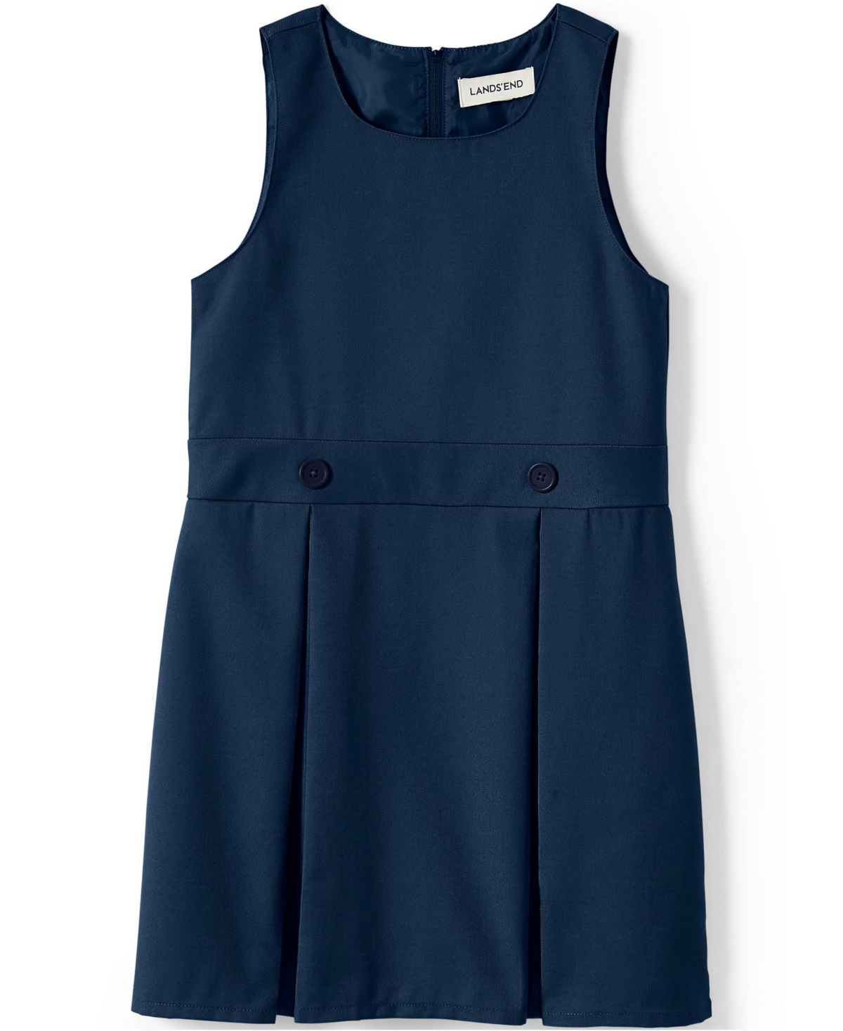 Click here for Lands End Girls Plus Solid Jumper Top of Knee - Ac... prices