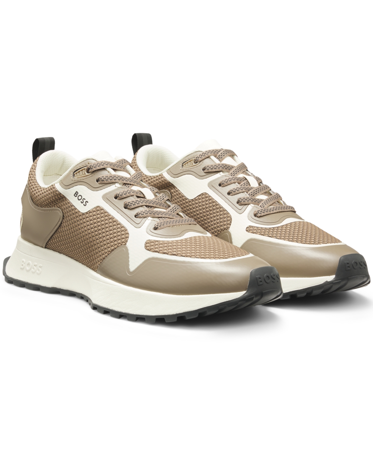 Click here for Boss by Hugo Boss Mens Branded Mixed-Material Trai... prices