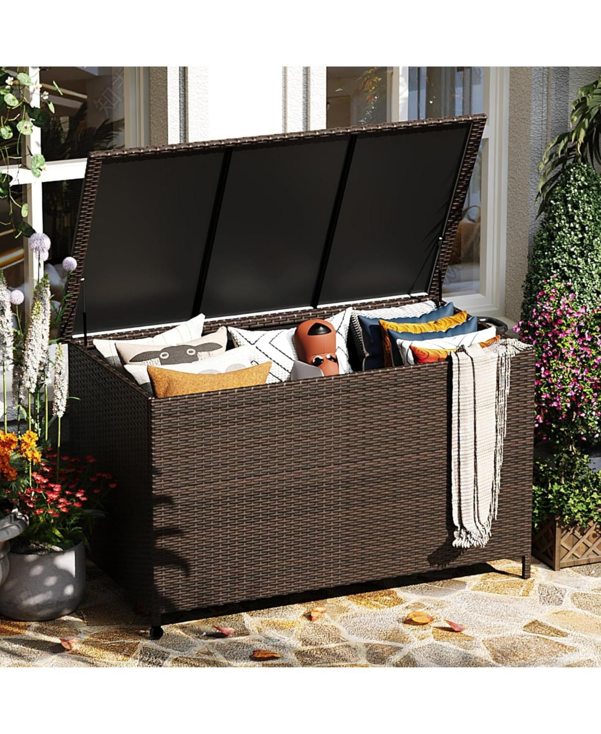 Click here for Gaomon 150 Gallon Brown Waterproof Outdoor Storage... prices