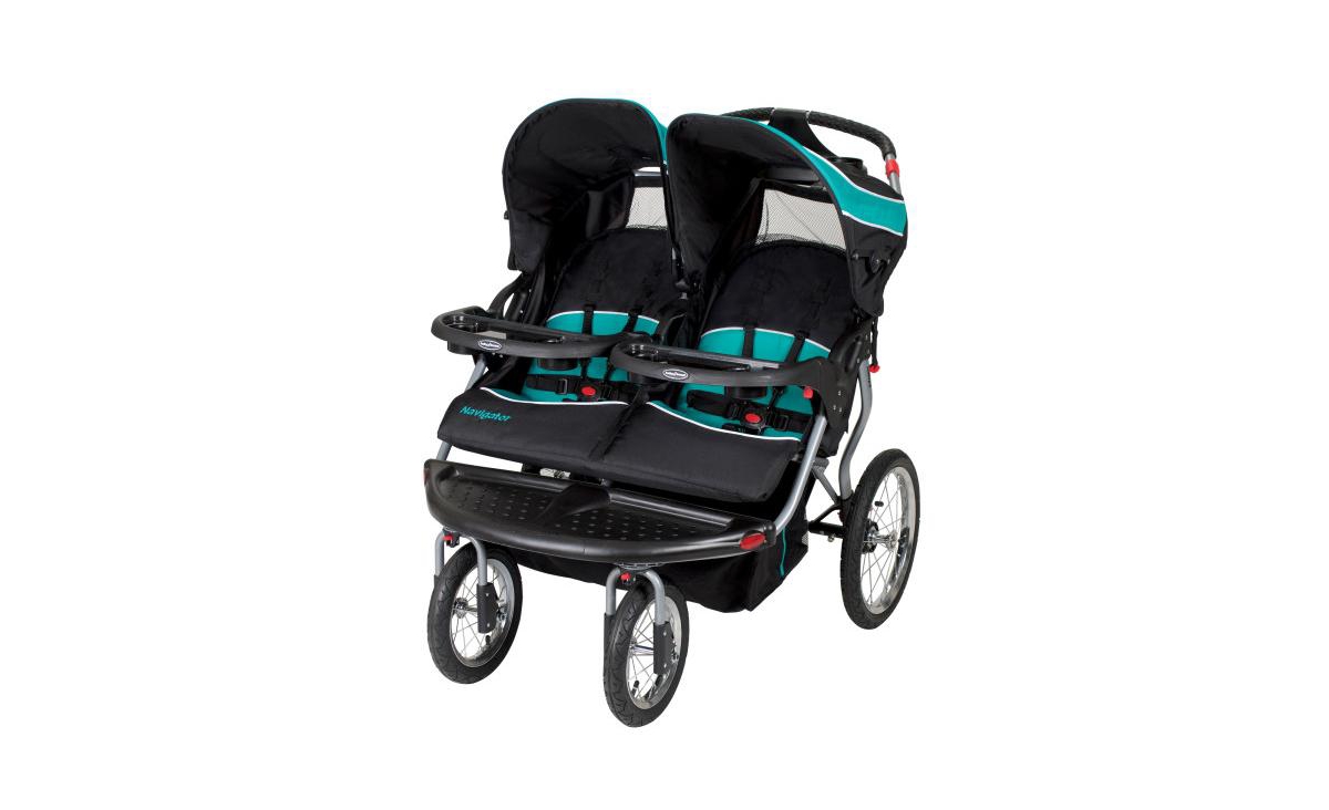 Click here for Baby Trend Navigator Double Jogger - Tropic (Blue/... prices