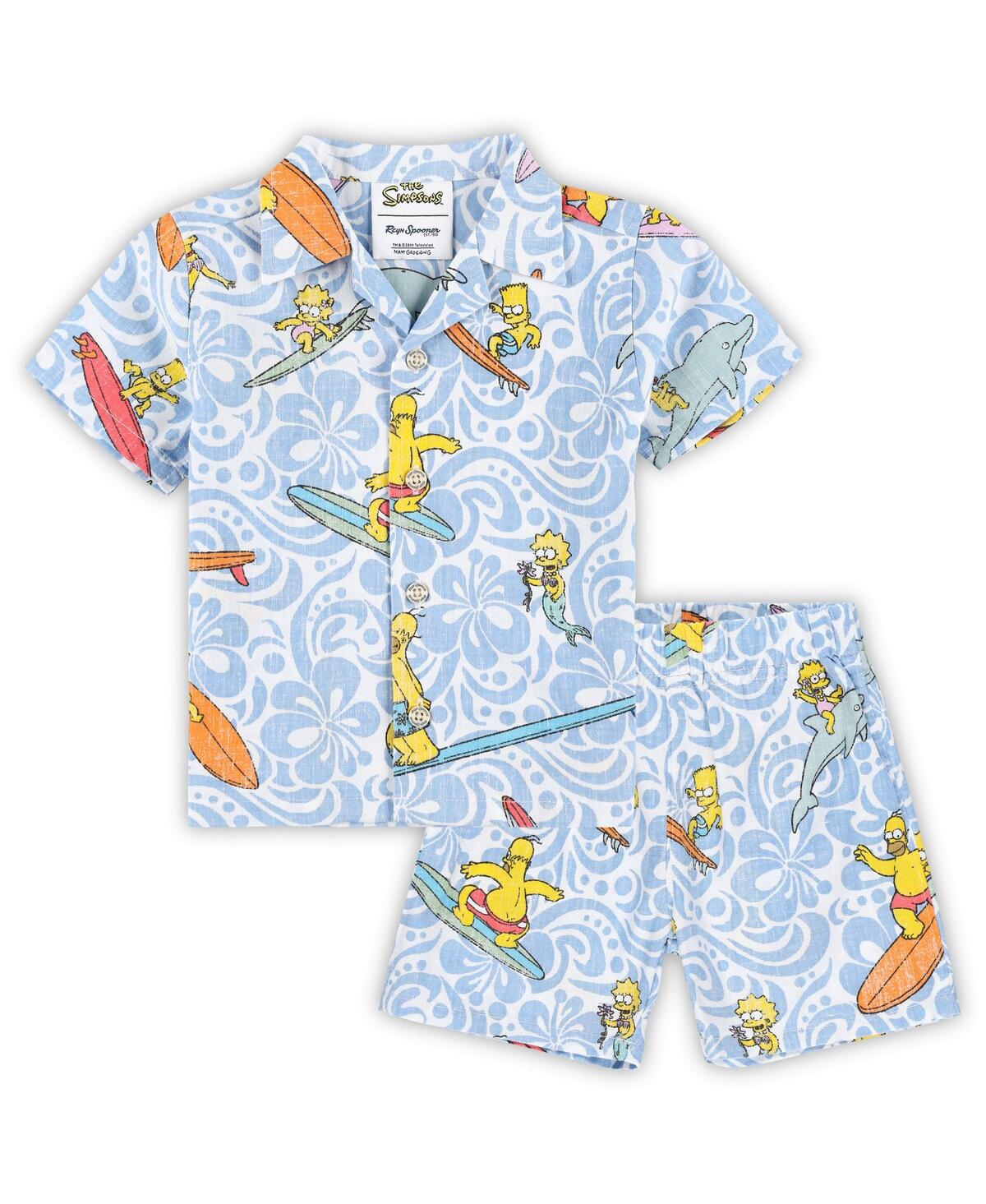 Click here for Reyn Spooner Baby Boys and Girls Light Blue The Si... prices