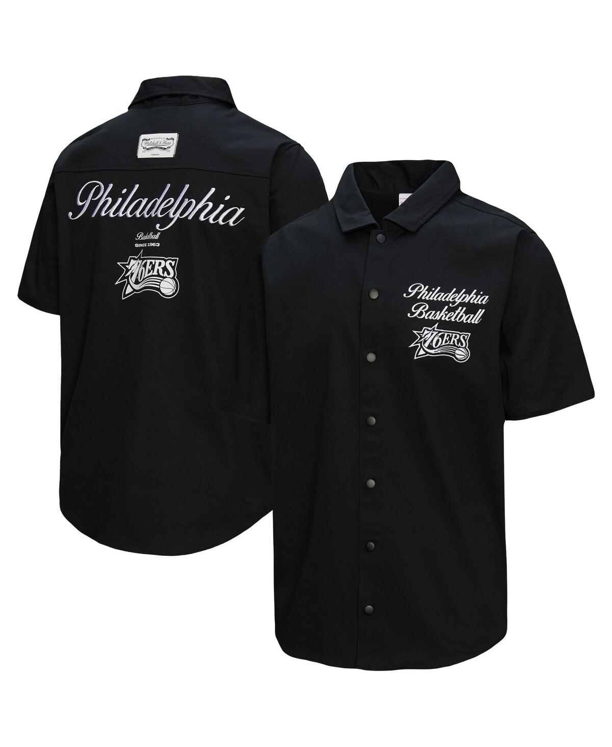 Click here for Mitchell & Ness Mens Black Philadelphia 76ers Hard... prices