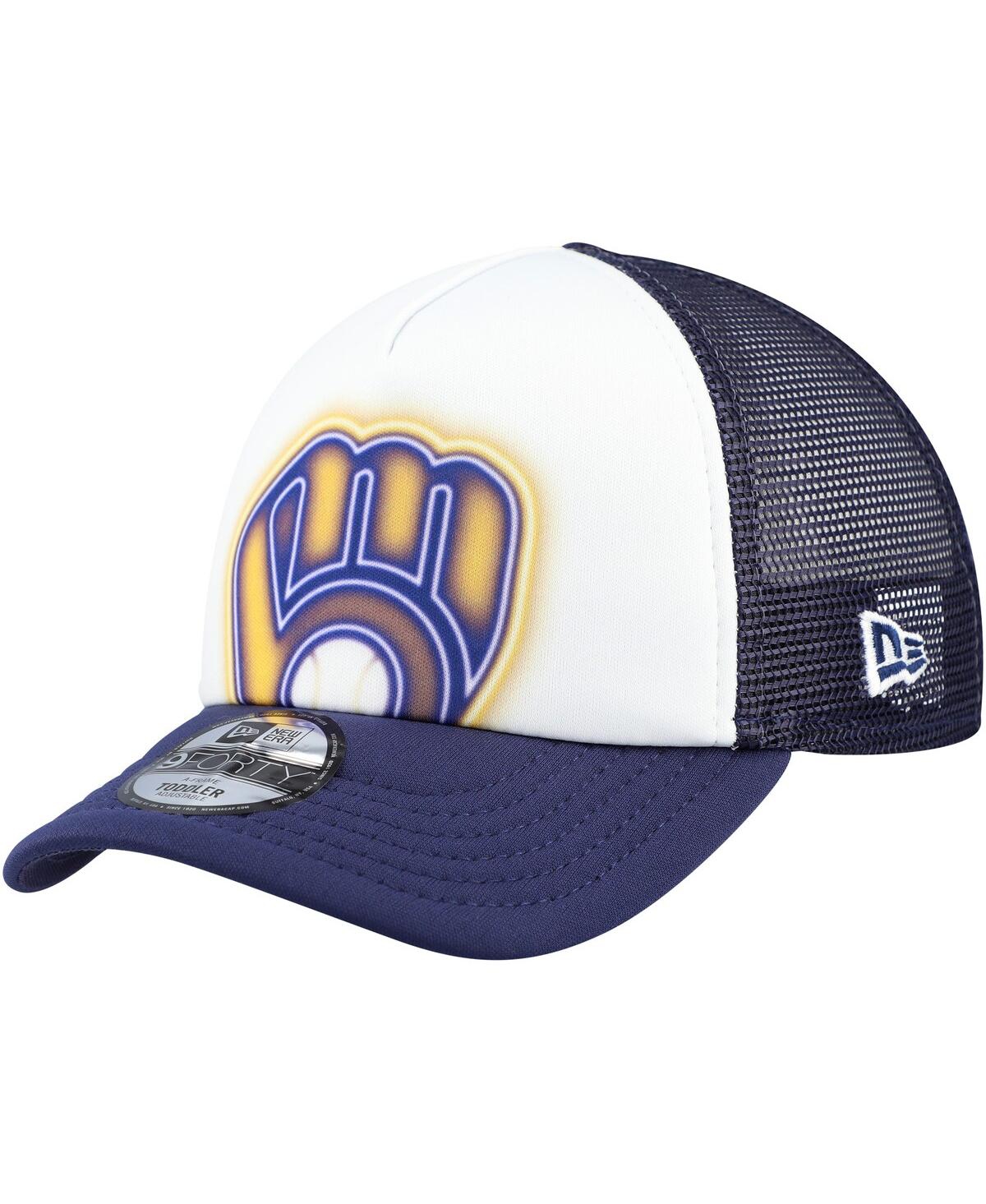Click here for New Era Toddler White/Navy Milwaukee Brewers Paint... prices