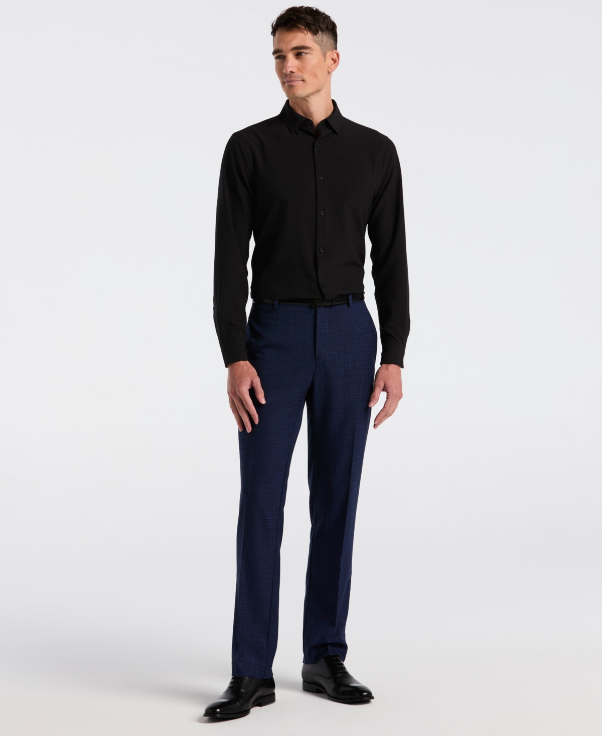 Click here for Mens Modern-Fit Dress Pant - Navy prices