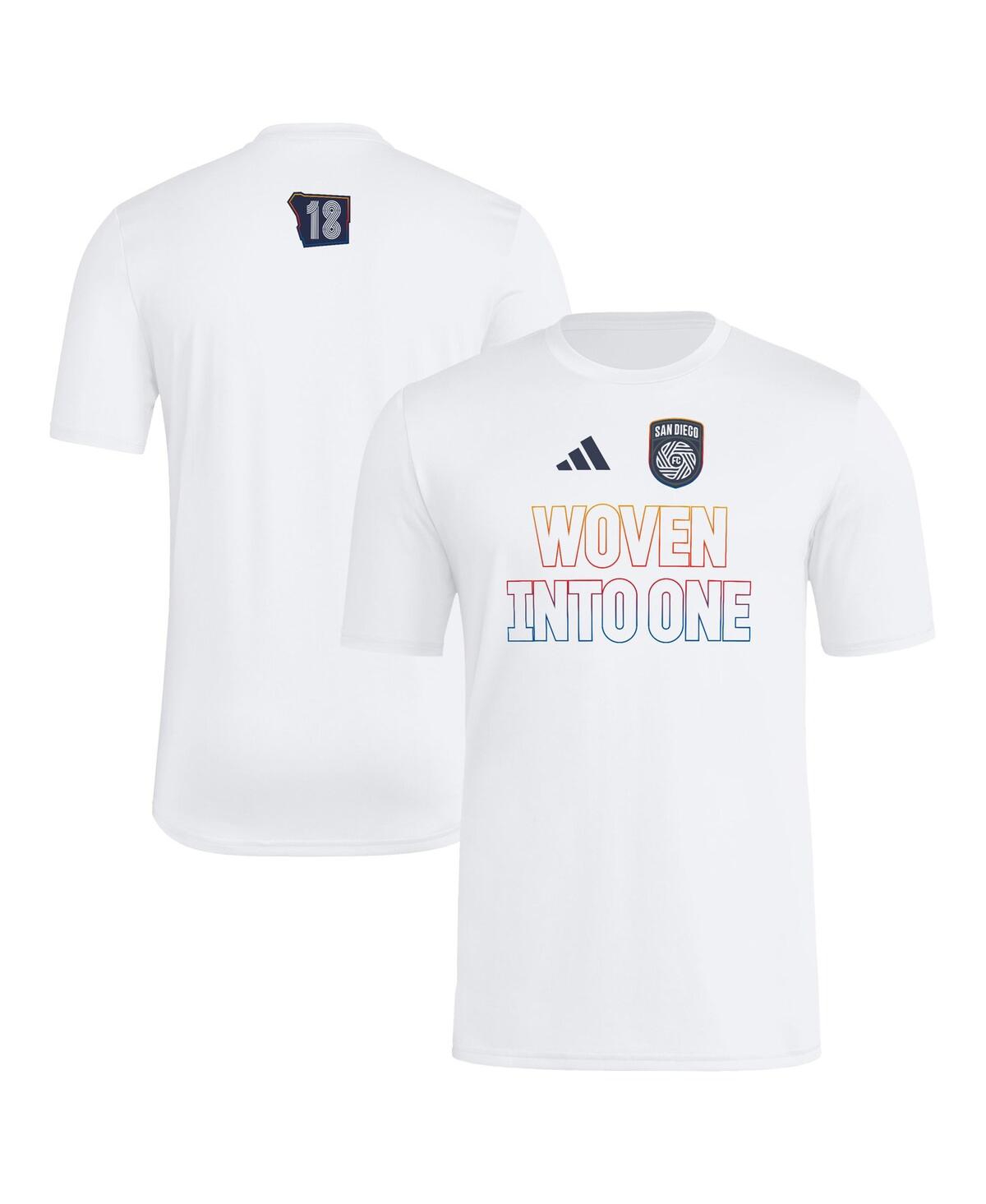 Click here for Adidas Mens White San Diego Fc 2025 Jersey Hook Ae... prices