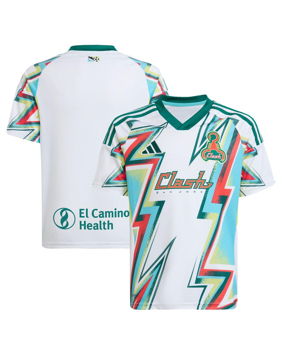Click here for Adidas Big Boys and Girls White San Jose Earthquak... prices