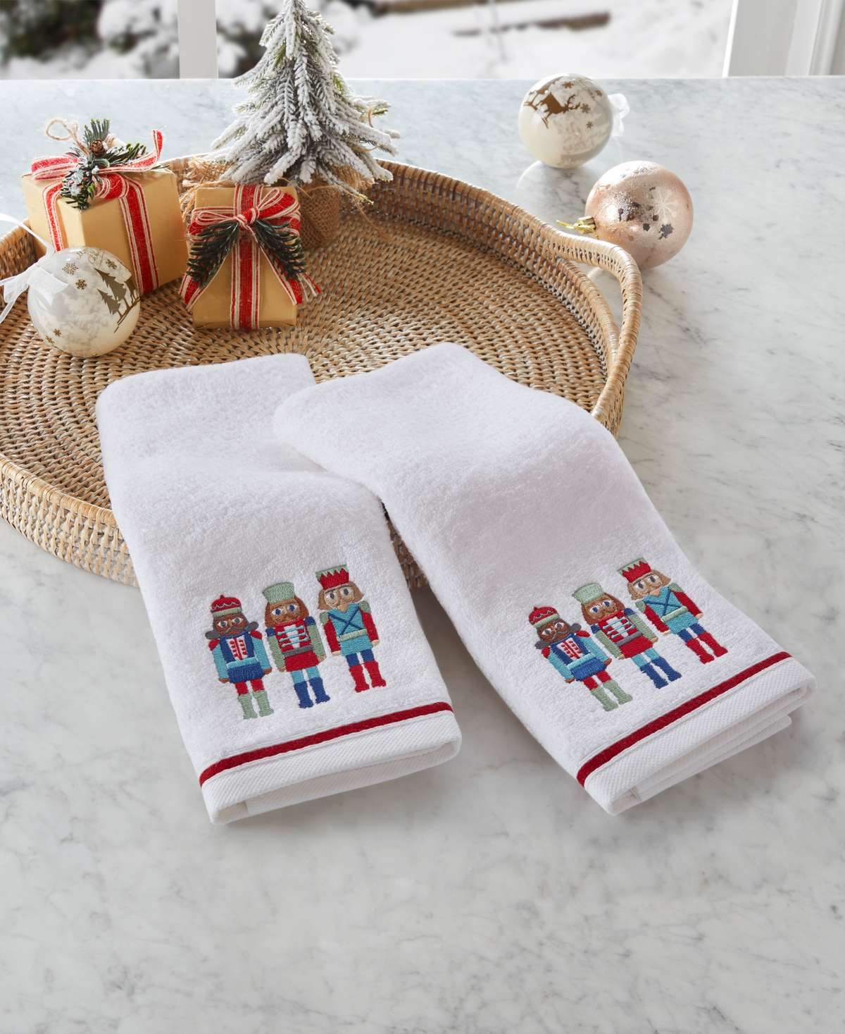 Click here for Decor Studio Holiday Nutcrackers Turkish Cotton 2-... prices