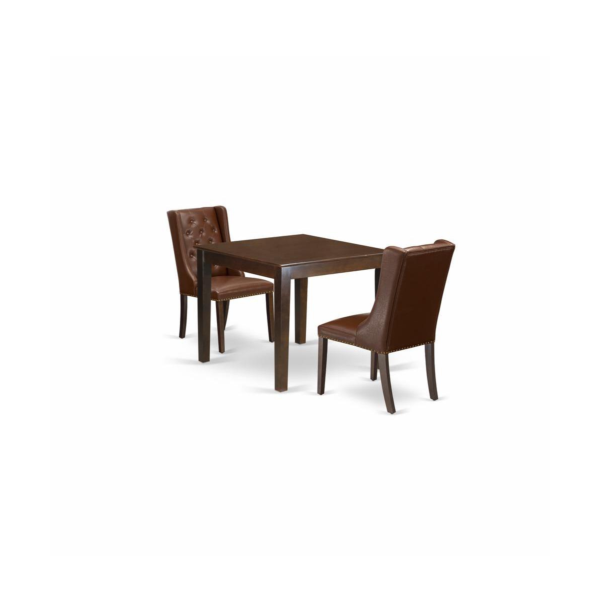 Click here for East West Furniture 3-Piece Dining Room Table Set... prices