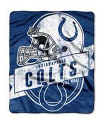 Northwest Company Indianapolis Colts Grand Stand Plush Throw Blanket ...