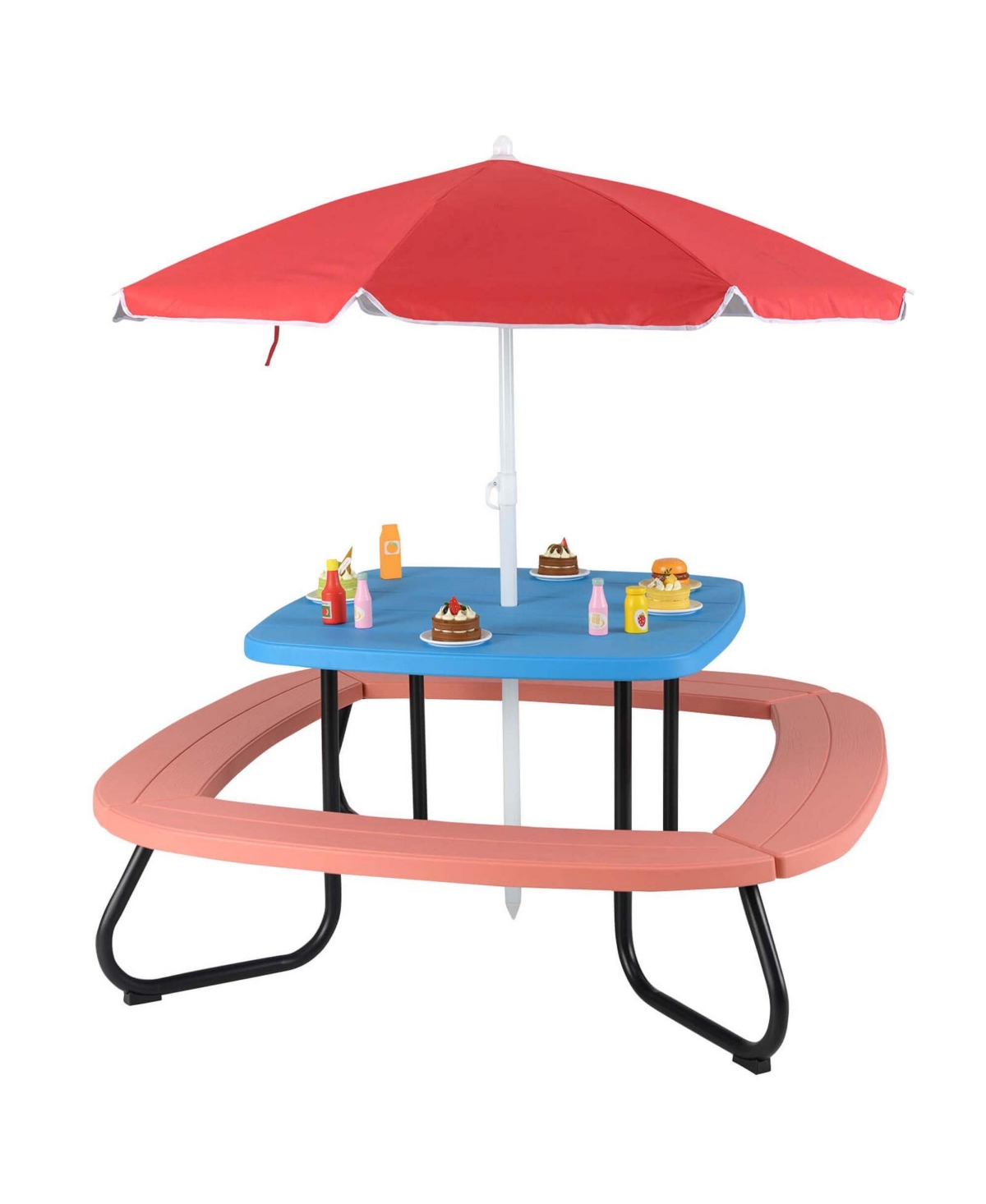 Click here for Kids Picnic Table Outdoor Activity Table with Adju... prices
