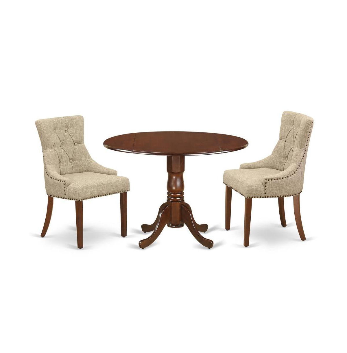 Click here for East West Furniture Dining Room Set Mahogany - Mah... prices