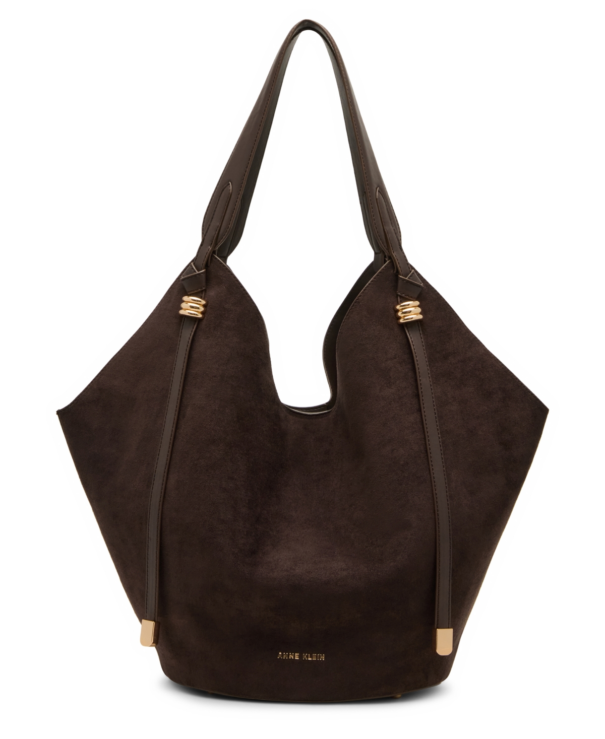 Click here for Anne Klein Large Hobo Tote Bag - Brown prices