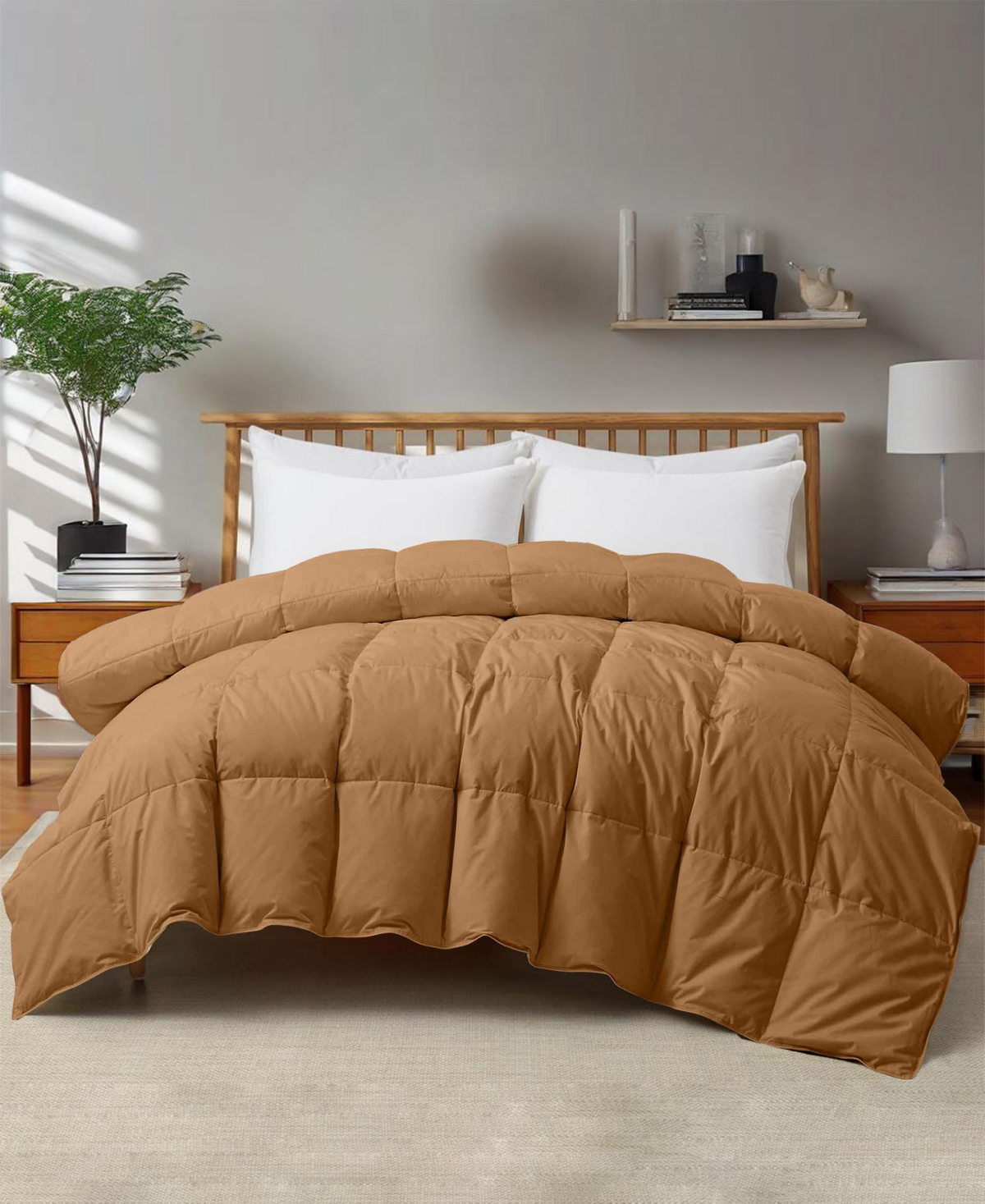 Click here for Unikome All Season Goose Down Comforter  Twin - Fa... prices