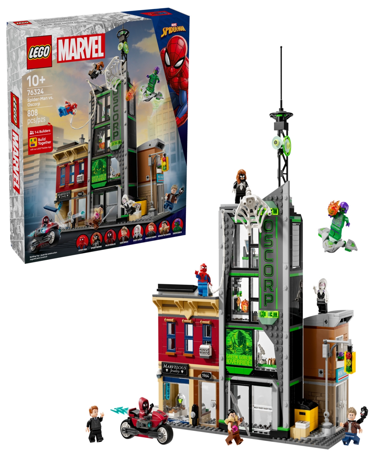 Click here for Lego Marvel Spider-Man vs. Oscorp Building Toy 763... prices