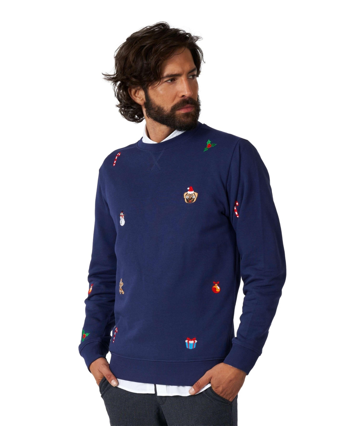 Click here for OppoSuits Deluxe Christmas Sweater for Men - X- Ma... prices