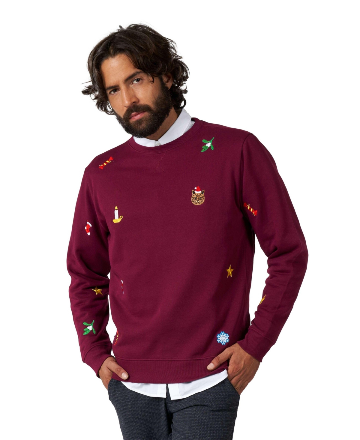 Click here for OppoSuits Deluxe Christmas Sweater for Men - X- Ma... prices
