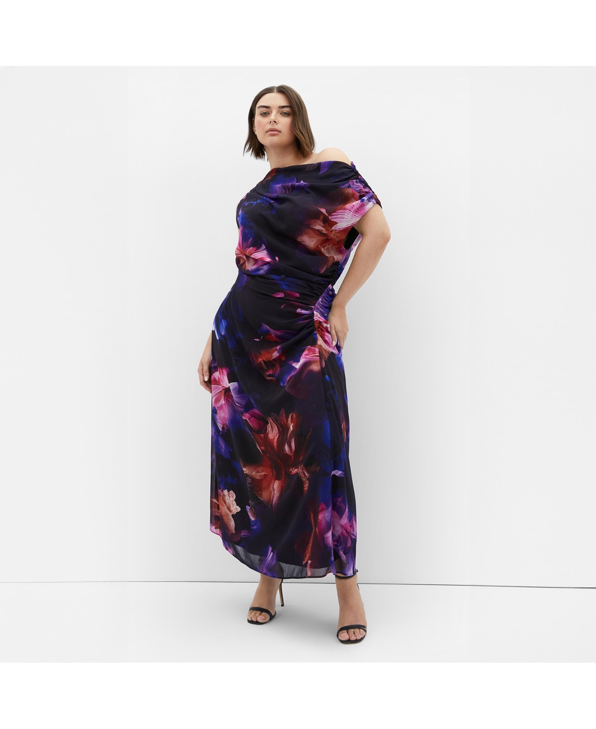 Click here for City Chic Womens Plus Size Vivid Print Maxi Dress... prices