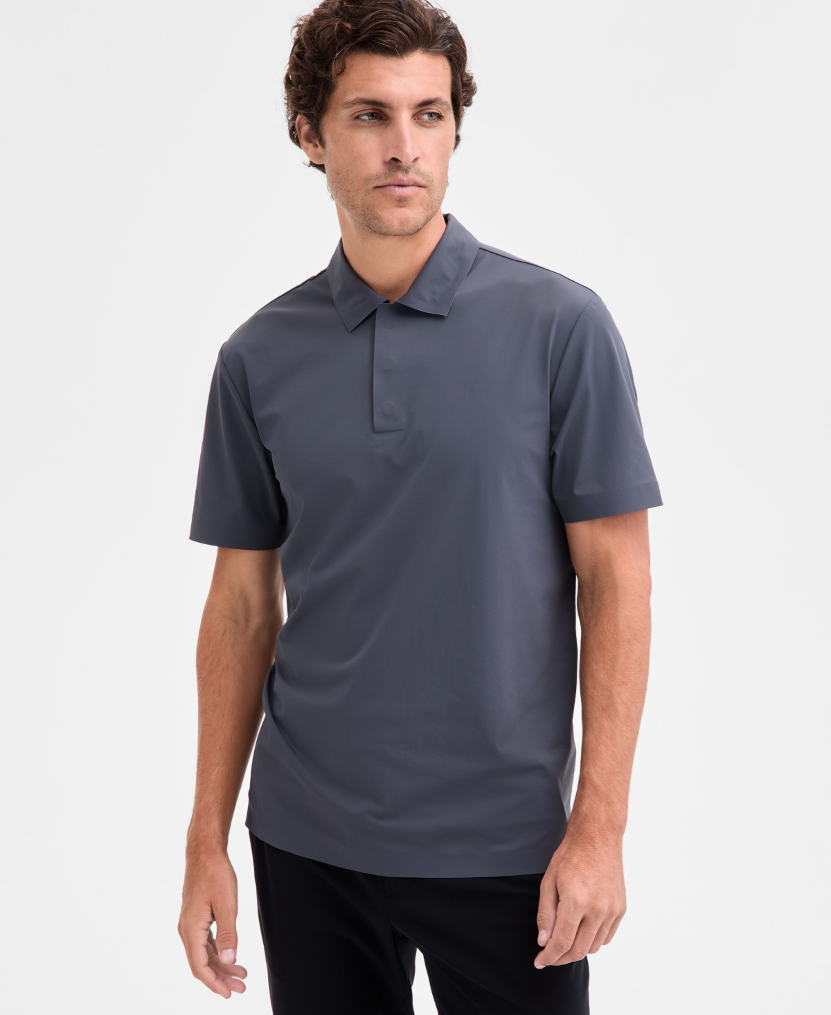 Click here for Alfani Mens Laser Cut Short Sleeve Performance Pol... prices